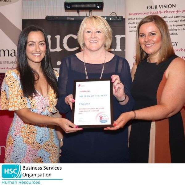 Business Services Organisation Human Resources winners at the HPMA NI ...