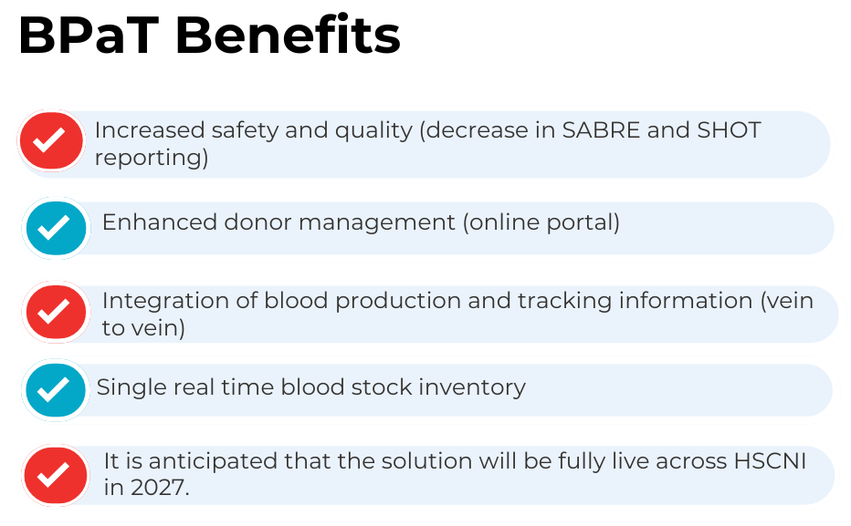 Blood Production and Tracking (BPaT) - Business Services Organisation ...