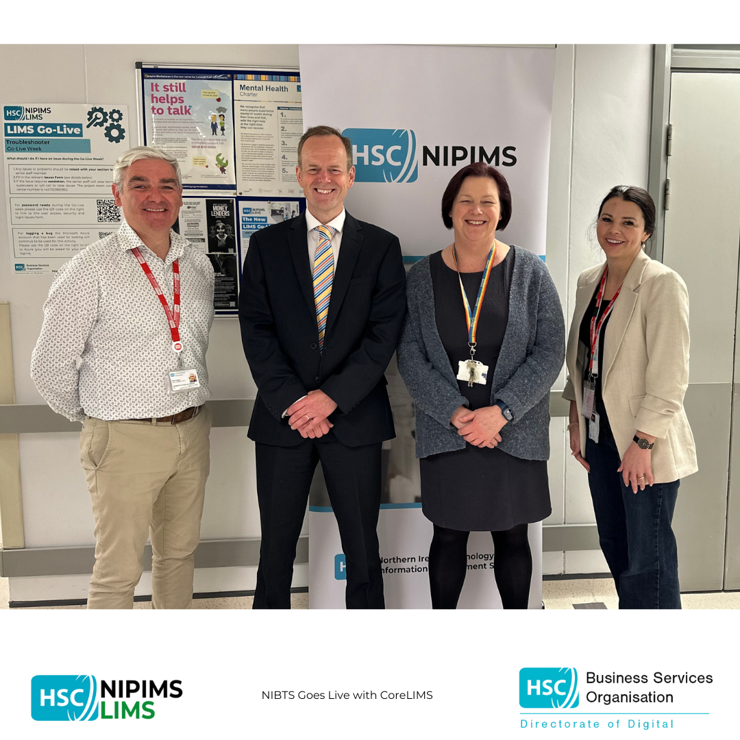 CoreLIMS Goes Live at NIBTS! - Business Services Organisation (BSO) Website