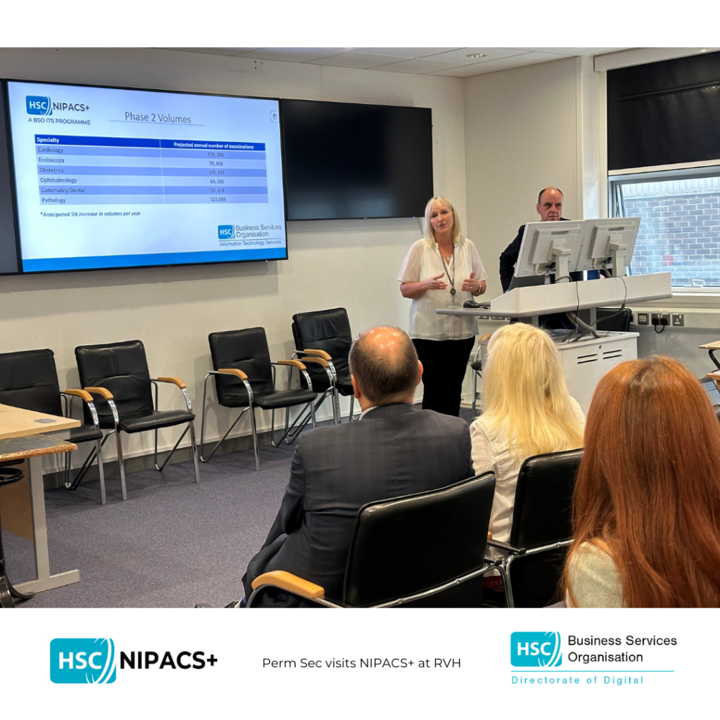 Permanent Secretary, Peter May visits NIPACS+ - Business Services ...