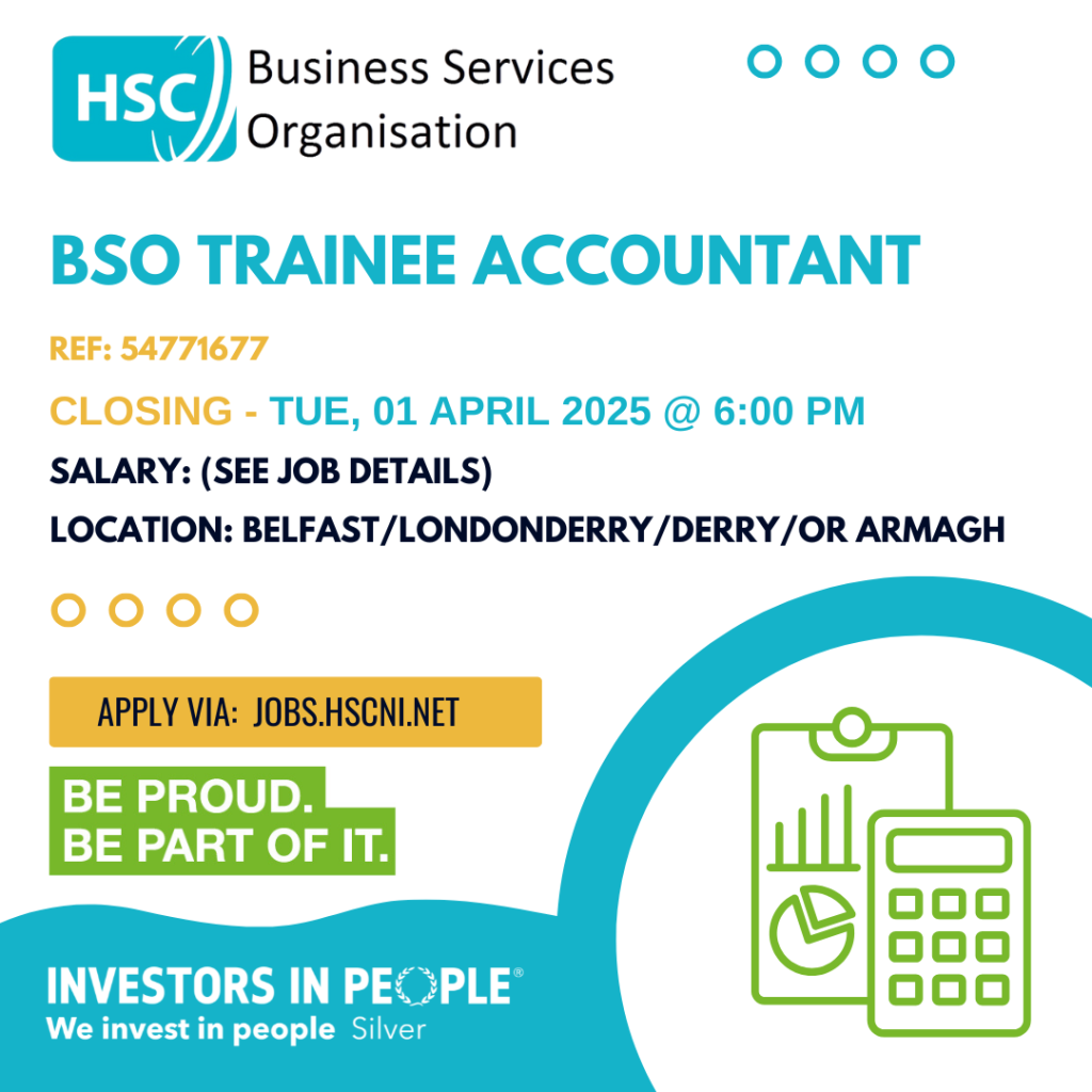 Career Opportunity - BSO Trainee Chartered Accountant scheme ref ...